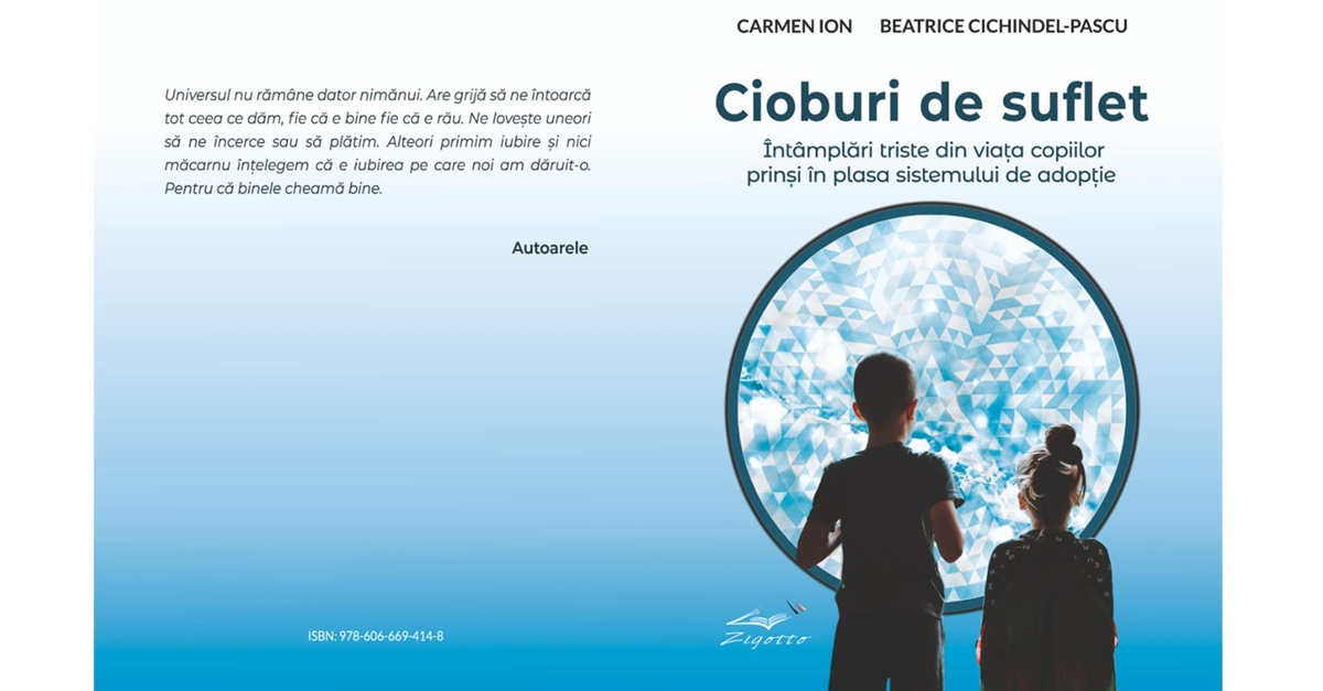 Carmen Ion, despre cartea „Cioburi de suflet - întâmplări triste din viața copiilor prinși în ...
