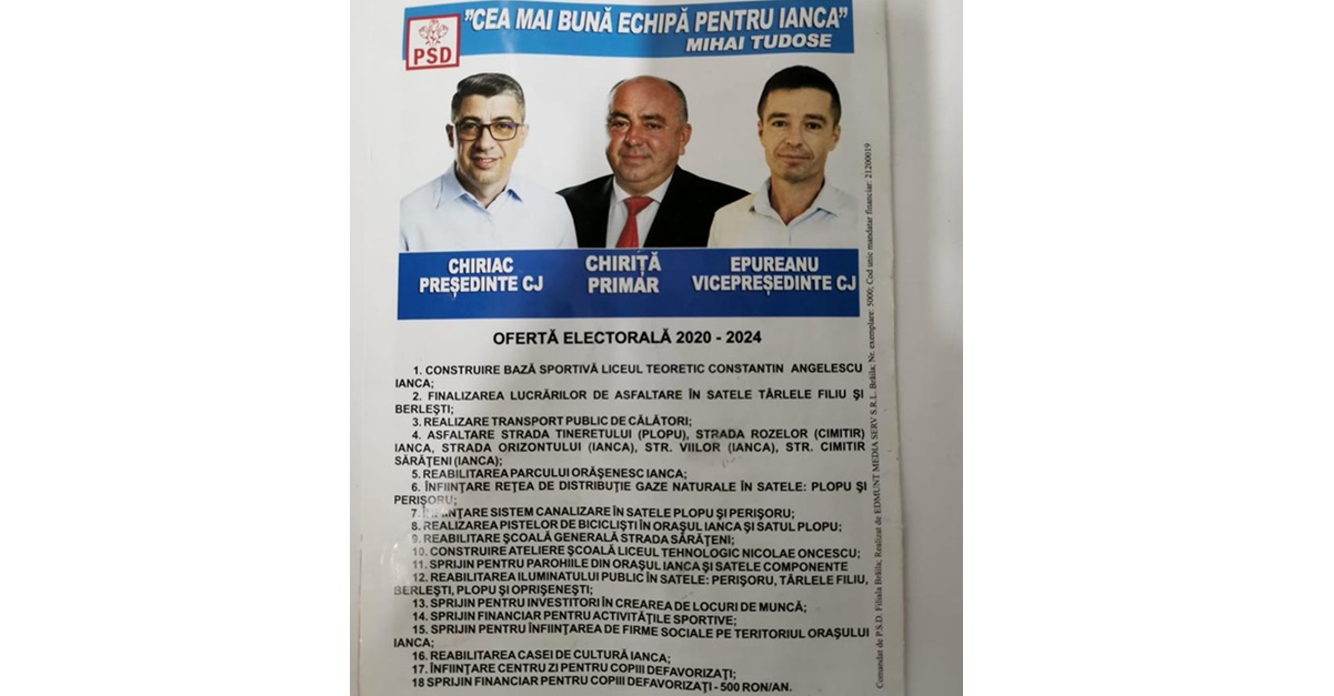 Subprefectul Boboc prezintă lista „minciunilor și promisiunilor ...